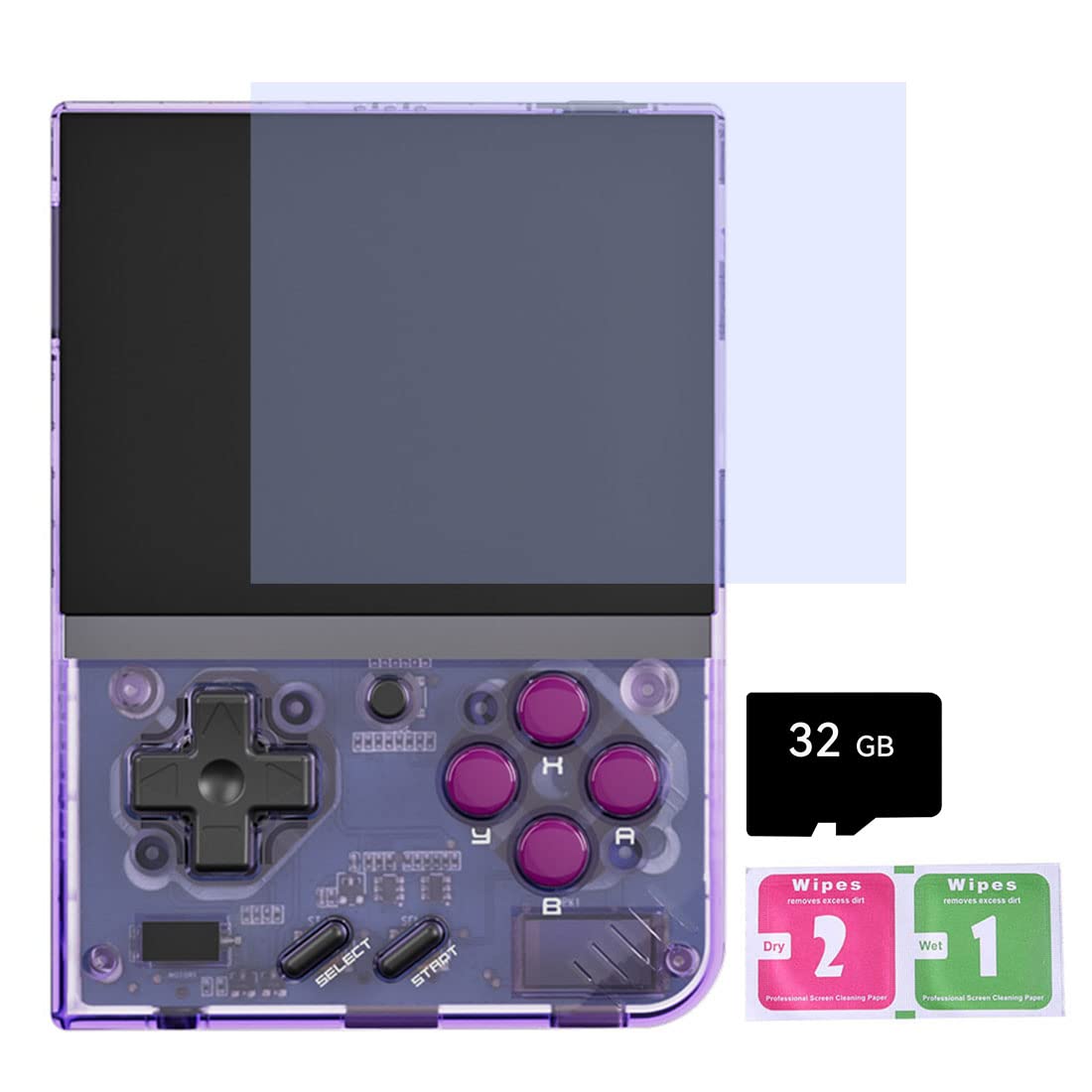 Topoo Miyoo Mini Plus Handheld Arcade Game Console 3.5 Inch Portable Retro Arcade 32G with 5000 Downloaded Games HD Multifunctional