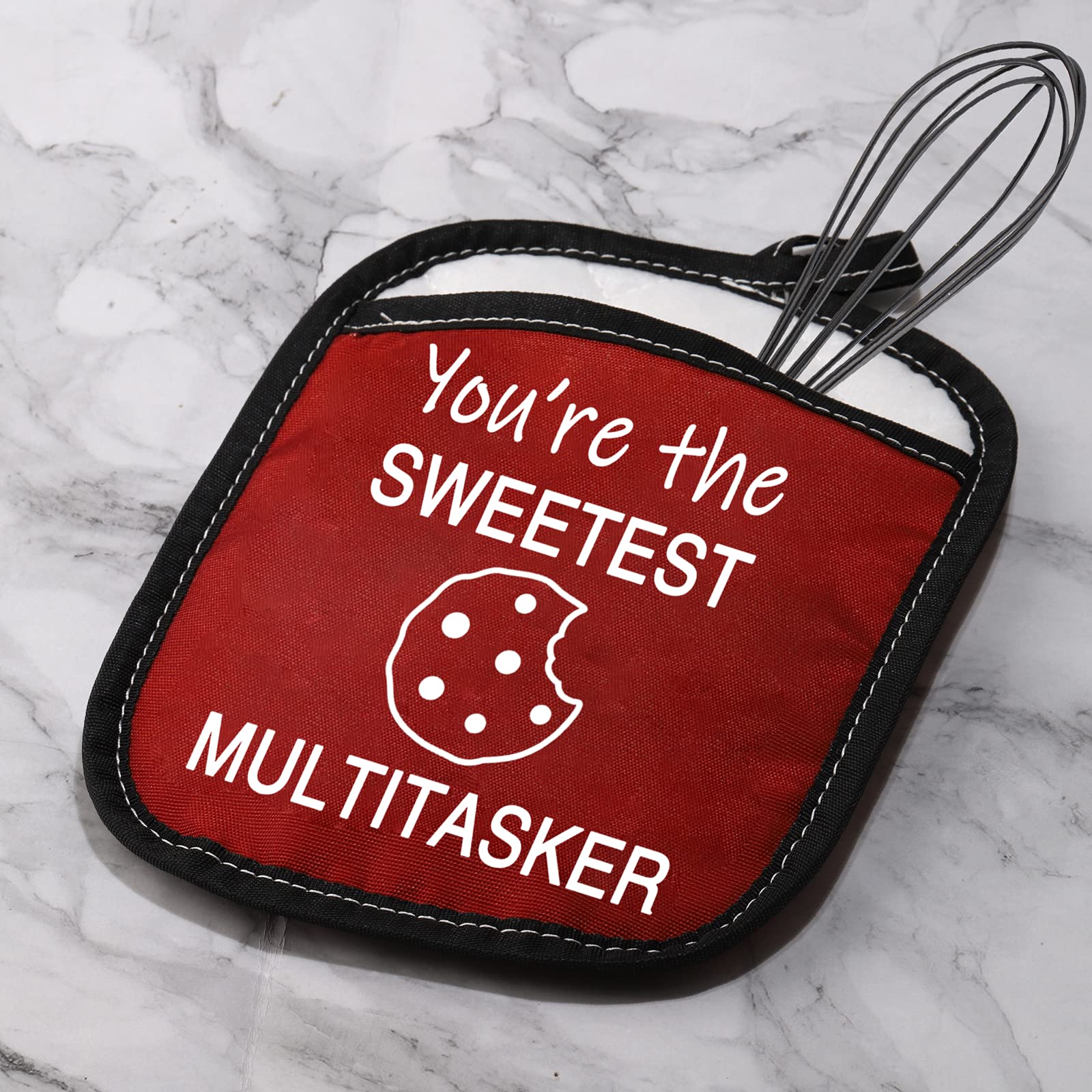 Teacher Appreciation Gift You’re The Sweet Multitasker Pot Holder Teacher Gift (Sweet Multitasker Red)