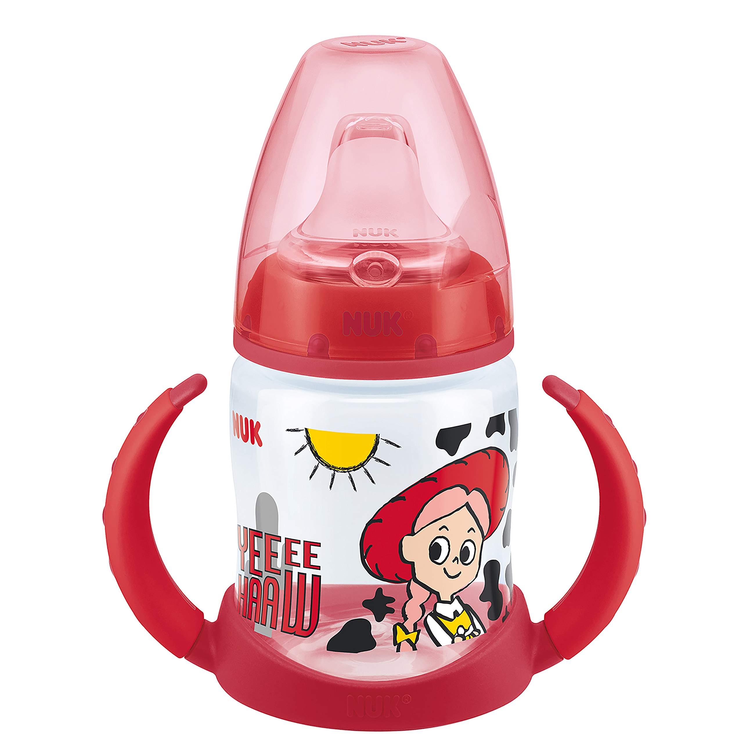 NUK Disney Pixar Toy Story First Choice Learner Bottle, 6-18 Monate, 150 ml, Jessie
