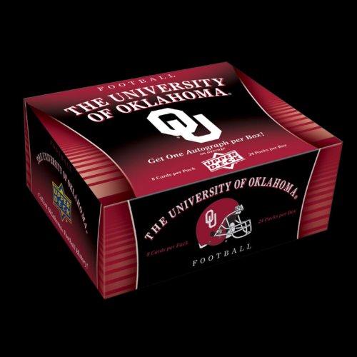 NCAA University of Oklahoma Upper Deck Trading Cards - Hobby Box