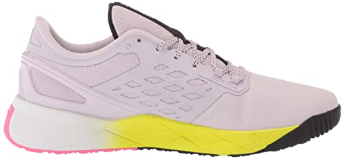 Reebok Women's Nanoflex Cross Trainer, Quartz Glow/Black/Atomic Pink, 8.5