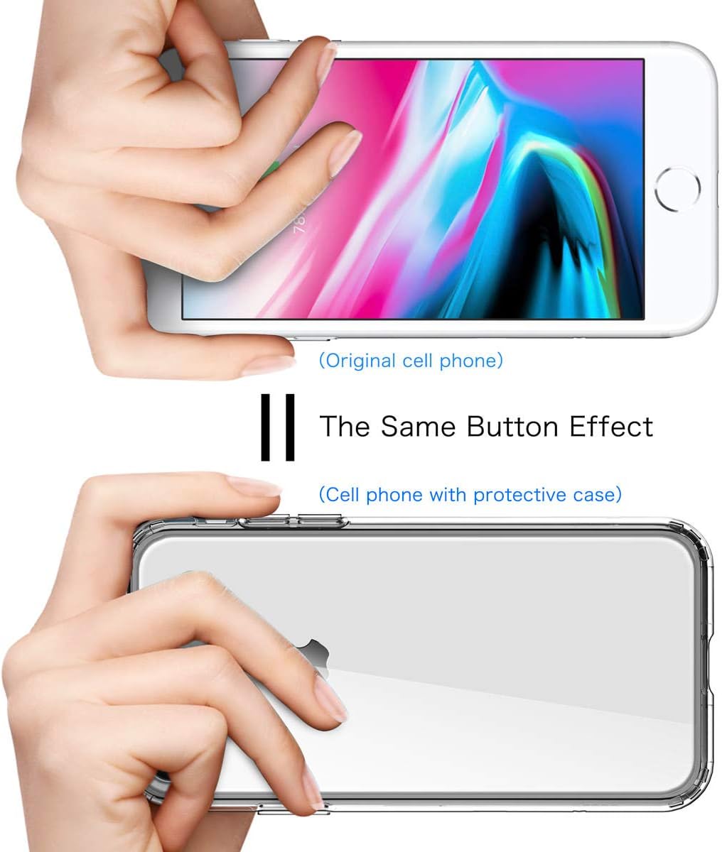 Mkeke for iPhone 15 Pro Case, [Not Yellowing] [Military Grade Protection] Slim Shockproof Phone Cases for iPhone 15 Pro 2023- White