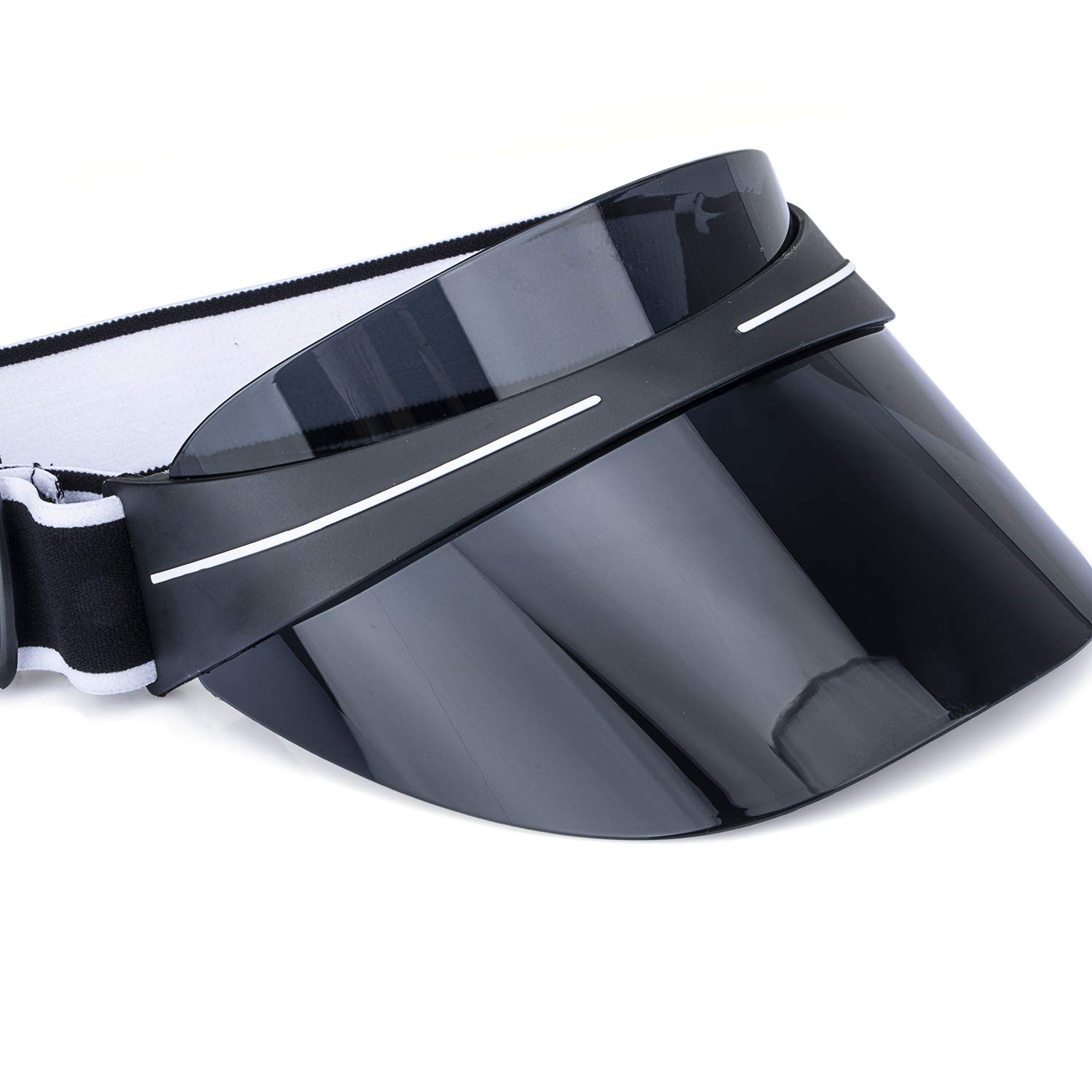 Transparent Sun Visor for Women, Summer Cap UV Protection Sport Hat for Men with PC Lenses