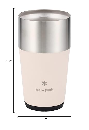 Snow Peak - Shimo Tumbler 470 Sand