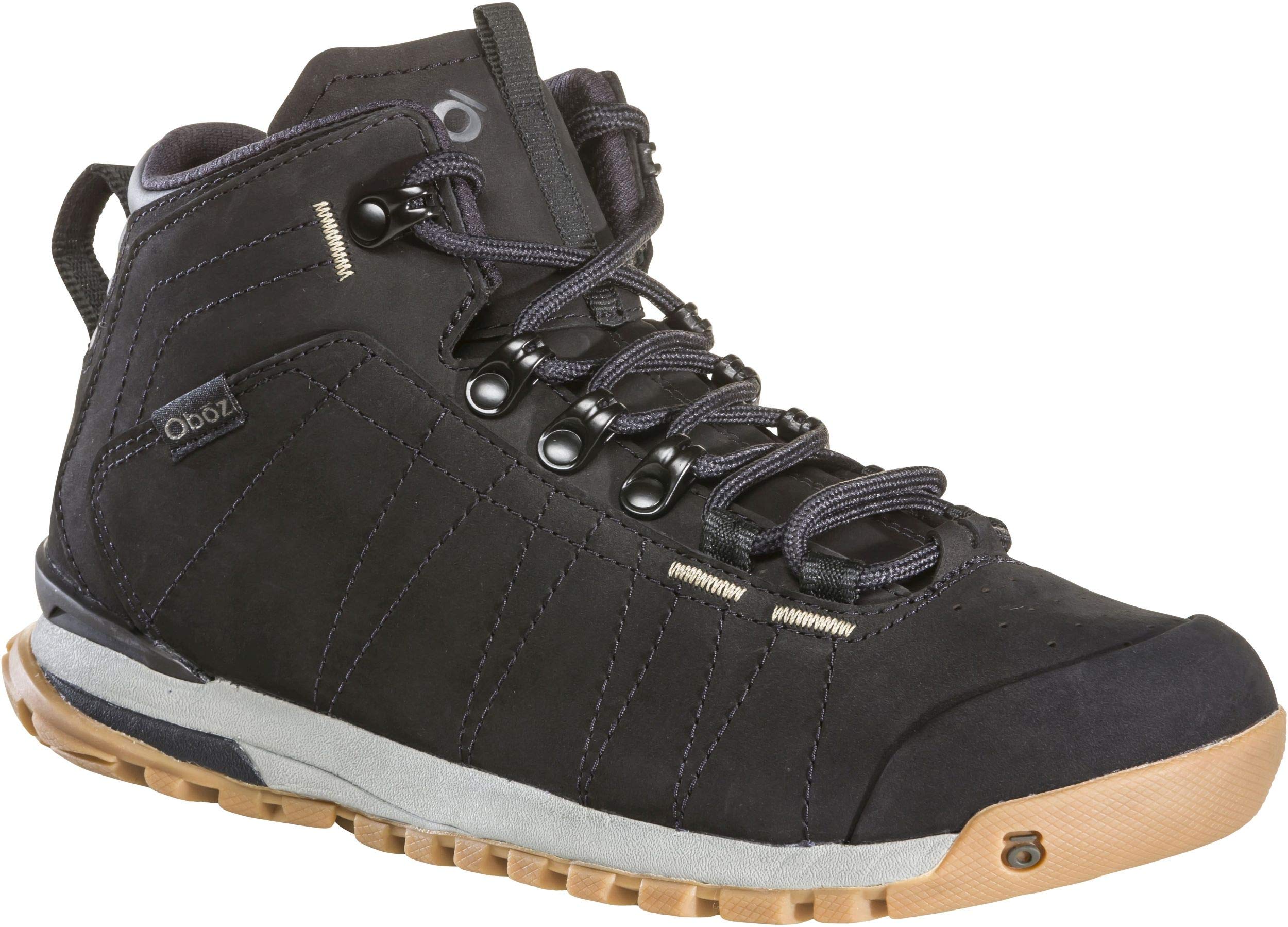 Oboz Bozeman Mid Leather Black 9 B (M)