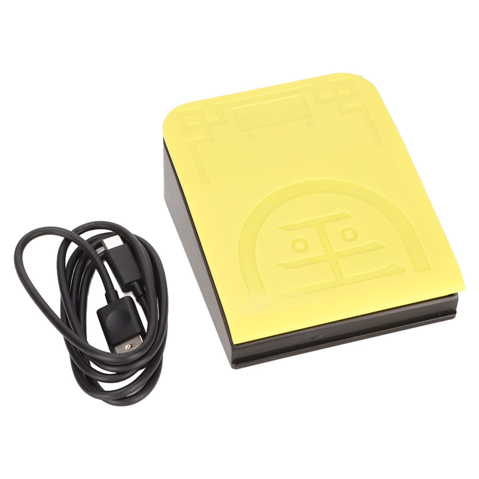 Wuqioei Bluetooth Foot Switch, USB Single Pedal Foot Switch Game Control Action HID, for Keyboard Mouse PC Laptop, Playing Games, Photo Booth, Instrument Control, Media Play/Pause