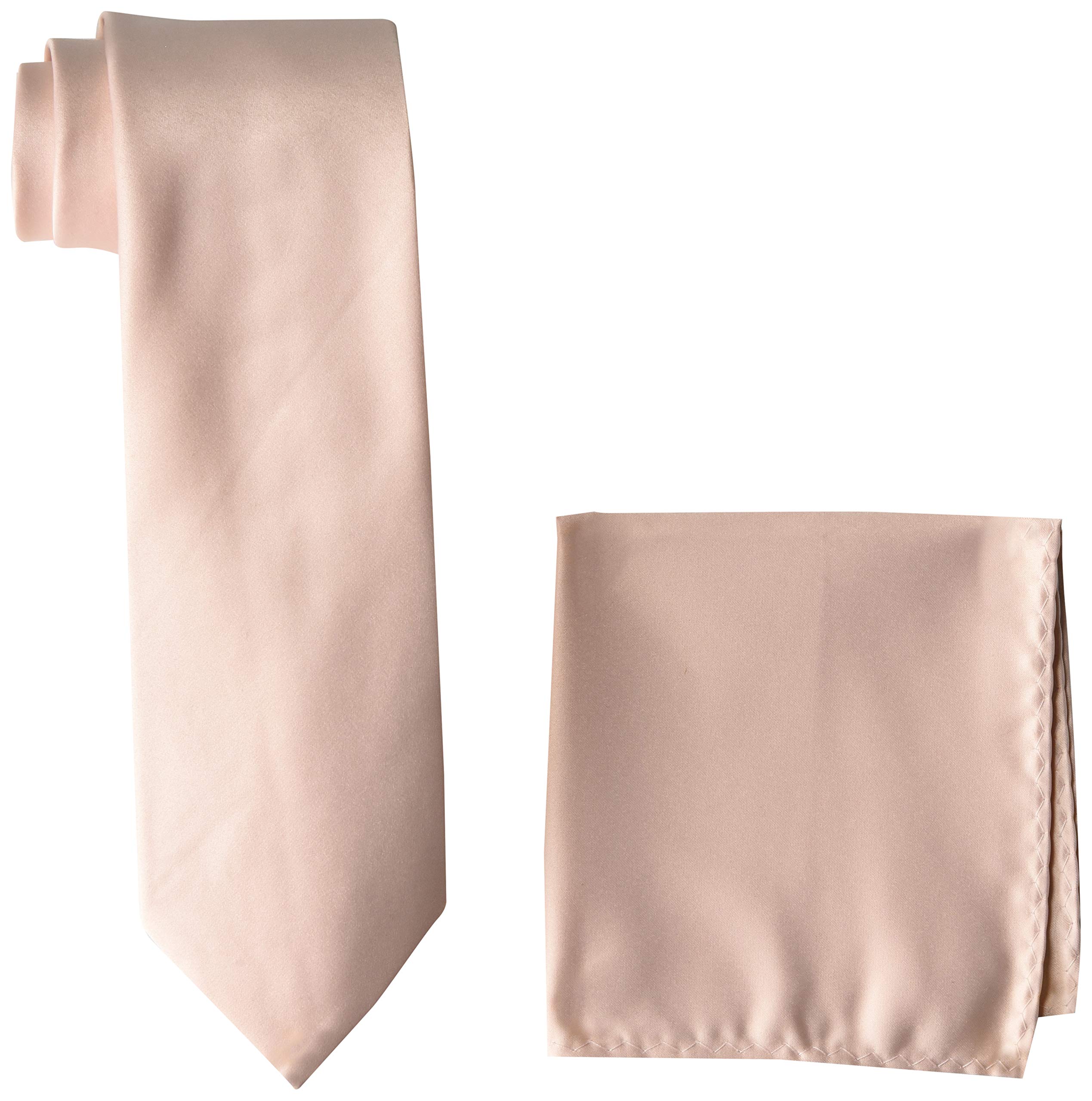 STACY ADAMS mens Classic Style Reg necktie, Blush, Regular US