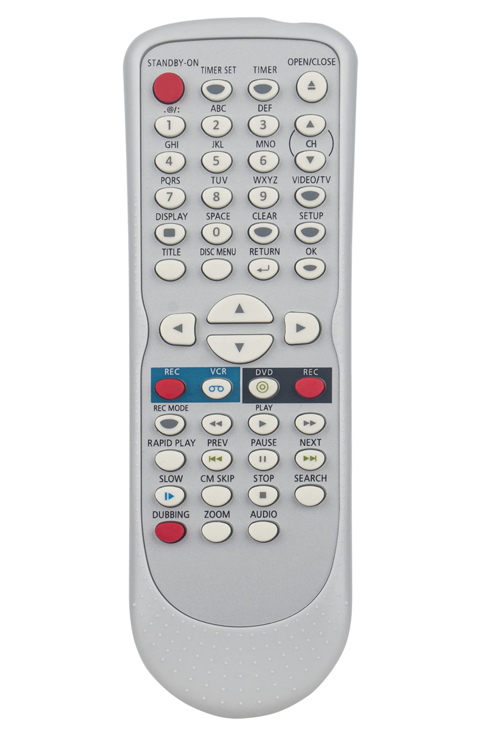 NB654 NB654UD Replace Remote Control fit for FUNAI DVD VCR Combo WV20V6 SV2000 PY90VG, Also Works for Pye Video PY90VG DVD Recorder with Video Cassette Recorder