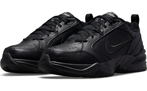 Nike Men's Air Monarch IV Cross Trainer, Black/Black, 8.5 X-wide US