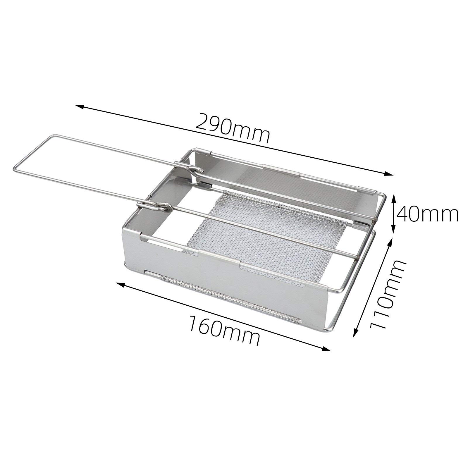 YFDM Bread Toaster Camping Stove Toaster Plate Portable Outdoor Camping Bread Toaster Grill Cookware Outdoor Grill