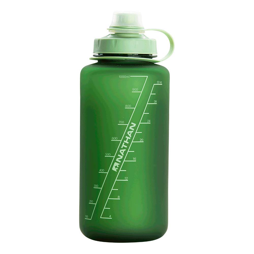 Nathan Bigshot Water Bottle, 1L Bronze Green One Size