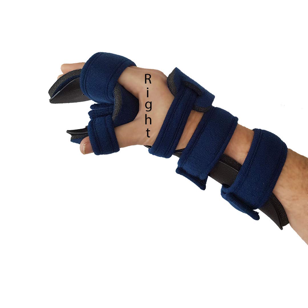 SterlaTech Stroke Hand Brace | Resting Hand Splint RIGHT HAND Large | Corrective Support