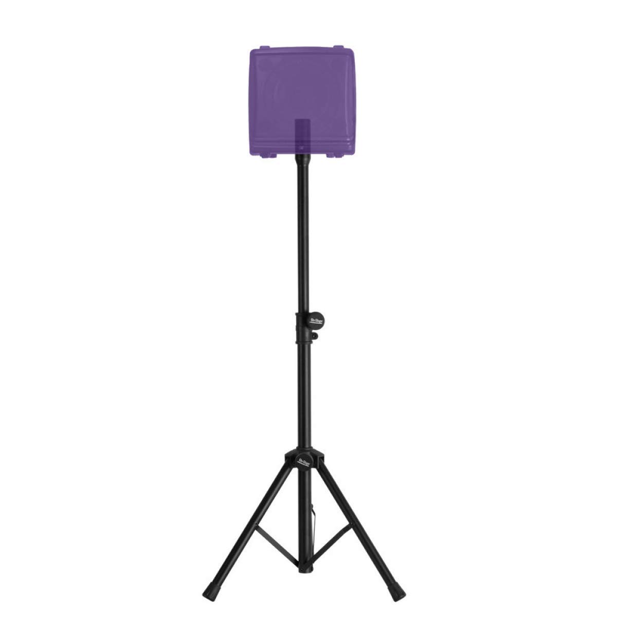 On-Stage SSAS7000B Mini Adjustable Speaker Stand (Folding, Portable, PA Loudspeaker Setup, Tripod Base, Nonslip Rubber Feet, Adjustable Height, 1 3/8″ Mounting Pole, 60 lb Capacity, Aluminum, Black)