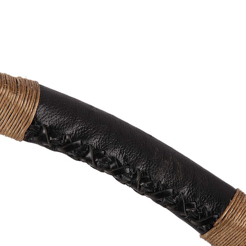 PG1ARCHERY Traditional Archery Recurve Bow Longbow Basic Handmade Pig Leather Horsebow Long Bow Left and Right Handed for Hunting Practice Target 65lbs
