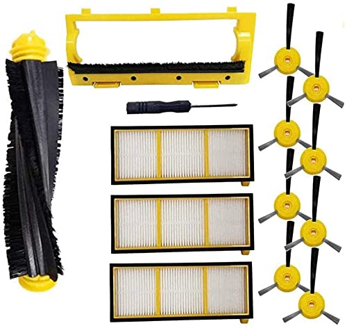 Replacement Parts for Shark Ion Robot RV700, RV720, RV750, RV750C, RV755 Vacuum Cleaner Accessory Kit Main Brush Filter brush kit