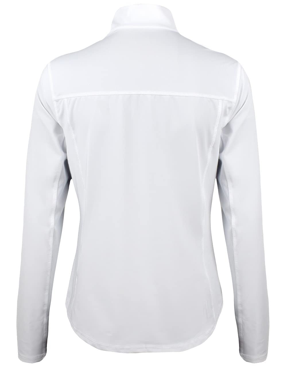 PGA TOUR Women's 1/4 Zip Long Sleeve Sun Protection Golf Shirt, Bright White, X Large
