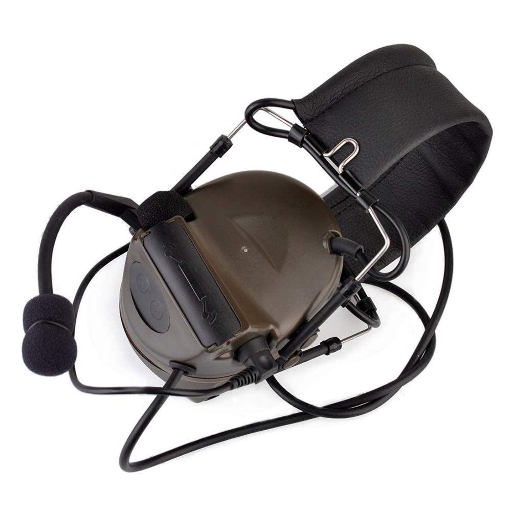 Newest Z Tactical Comtac II Tactical Headset Noise Reduction Electronic Sound Pickup Safety Ear Muffs with Microphon