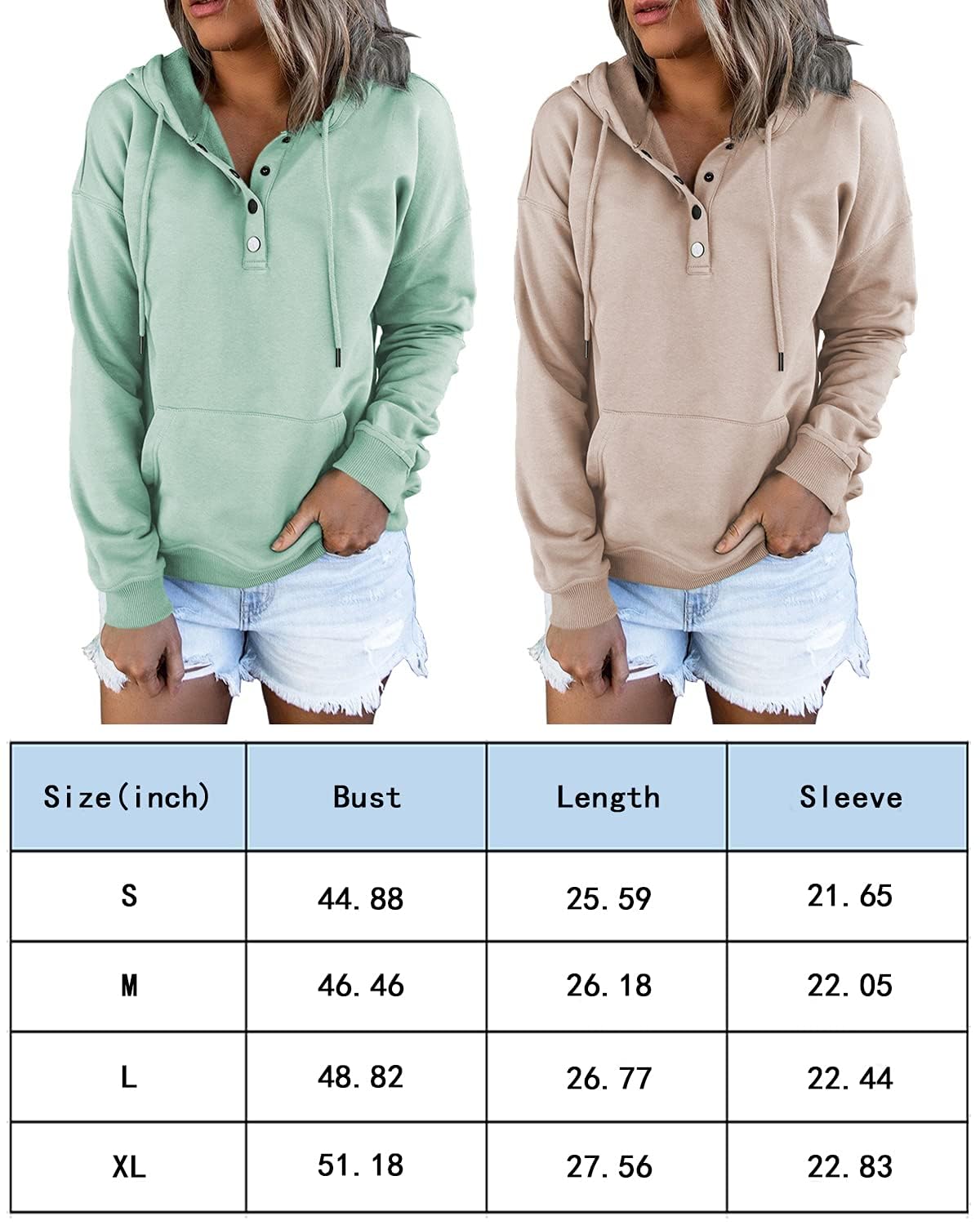 Trendy Queen Womens Hoodies Grey