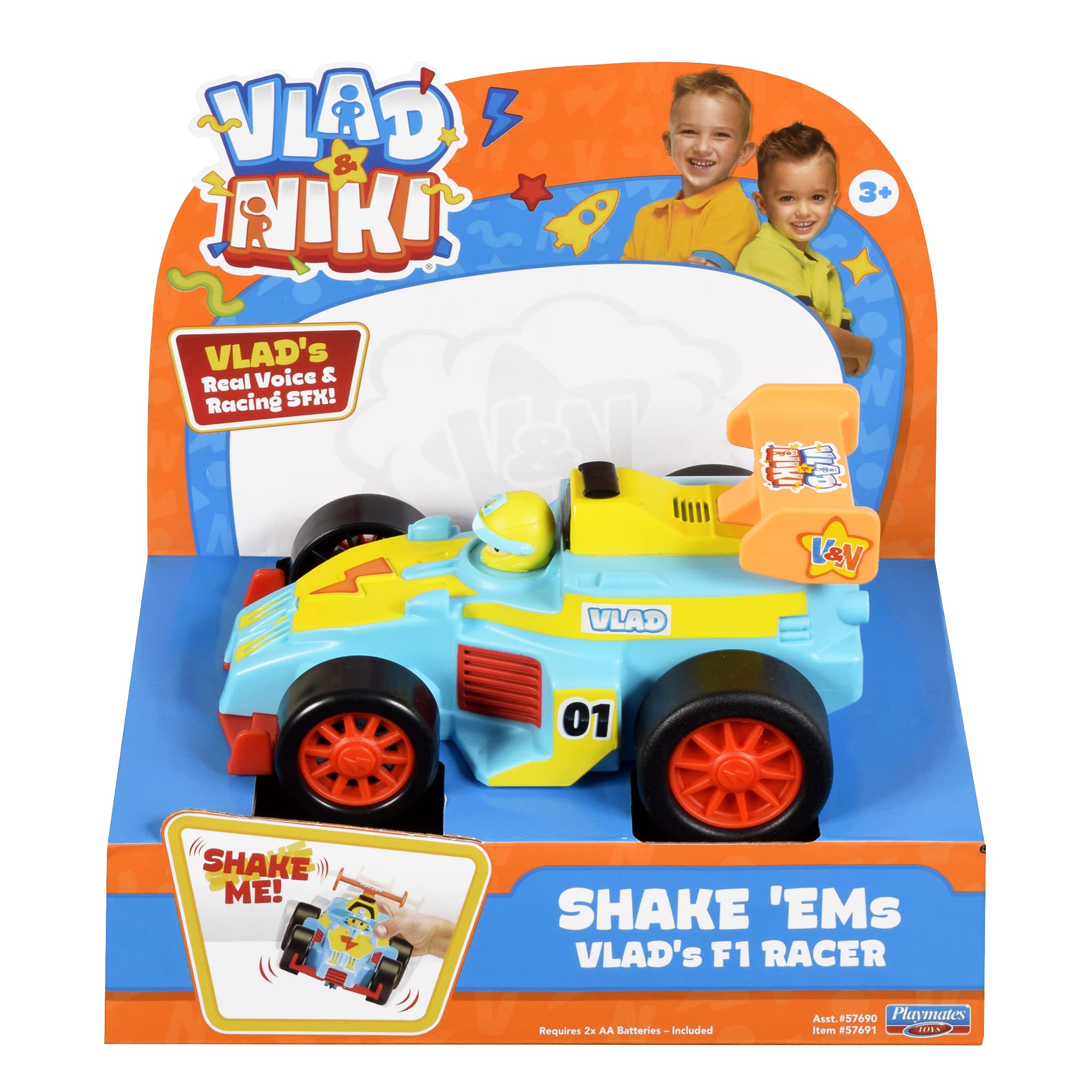 Vlad and Niki Shake 'EMS F1 Racer w/Vlad