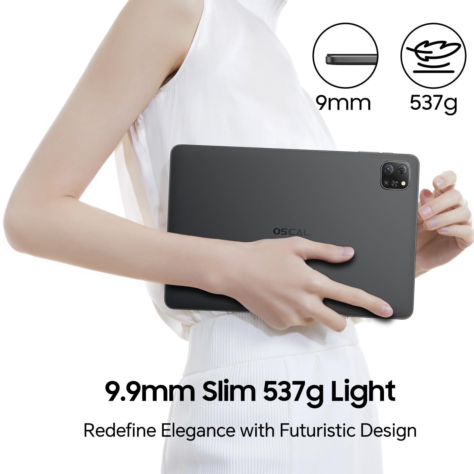 OSCAL π½π‘πππ π«πππ¬ Tablet 10.1 inch Android 12 Tablet, 2024 Upgraded PAD60 5GB RAM 64GB ROM (1TB TF) Tablet Android with 6580mAh Battery, 1280 x 800 HD IPS Touch Screen, Dual Camera, WiFi, BT