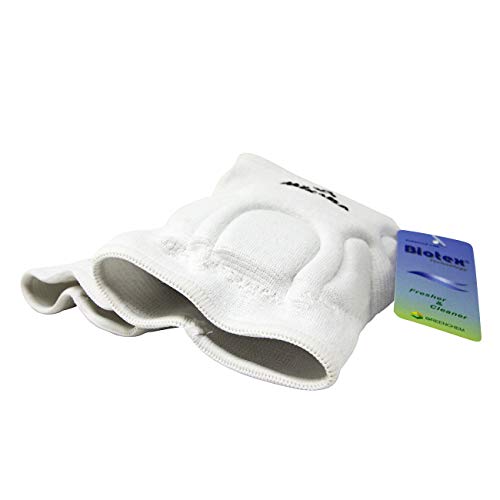Mikasa 830JR Competition Antimicrobial Kneepad, White