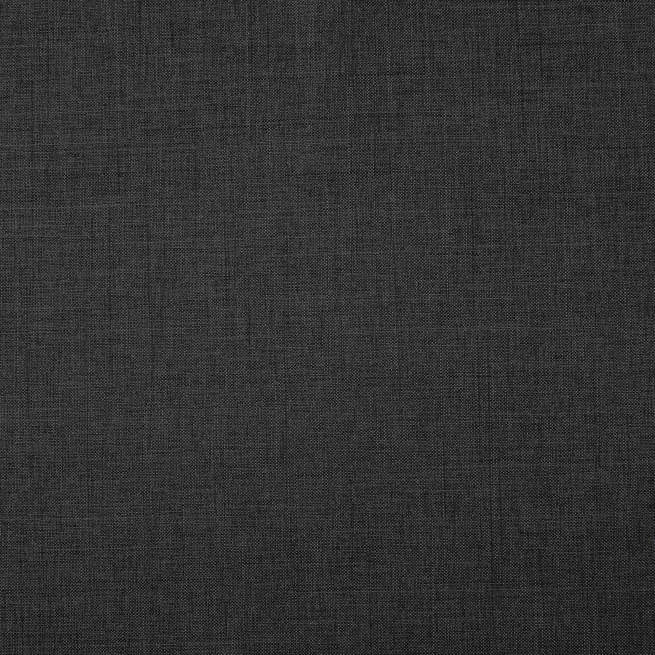 No. 918 Trevor Heathered Texture Semi-Sheer Tab Top Curtain Panel Pair, 40" x 84", Coal