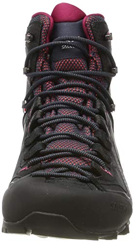 Salewa Women's WS Alpenviolet Mid Gore-TEX Trekking & hiking boots, Ombre Blue Fluo Coral, 7