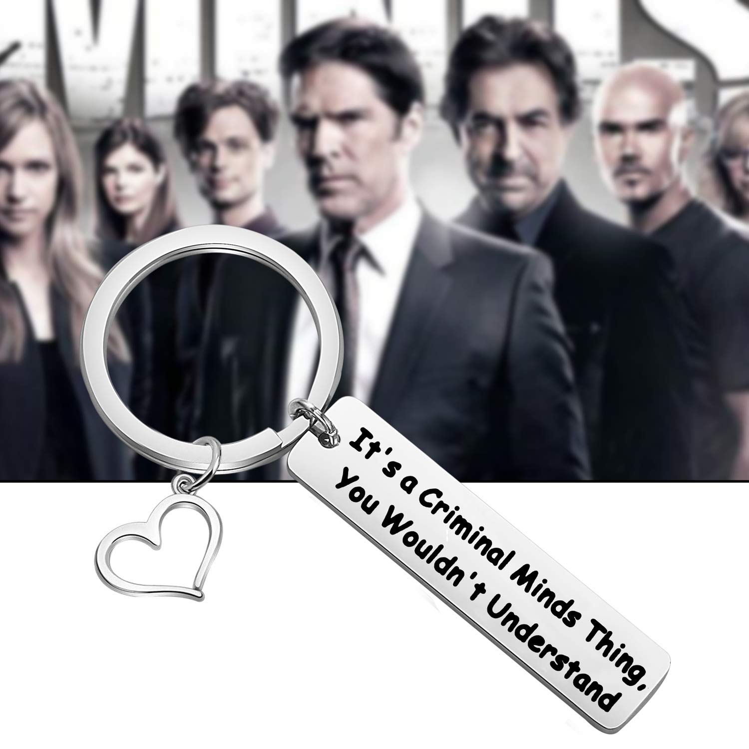 POTIY Criminal Inspired Gift It's A Criminal Thing You Wouldn't Understand Keychain Criminal Fans Gift (Keychain)