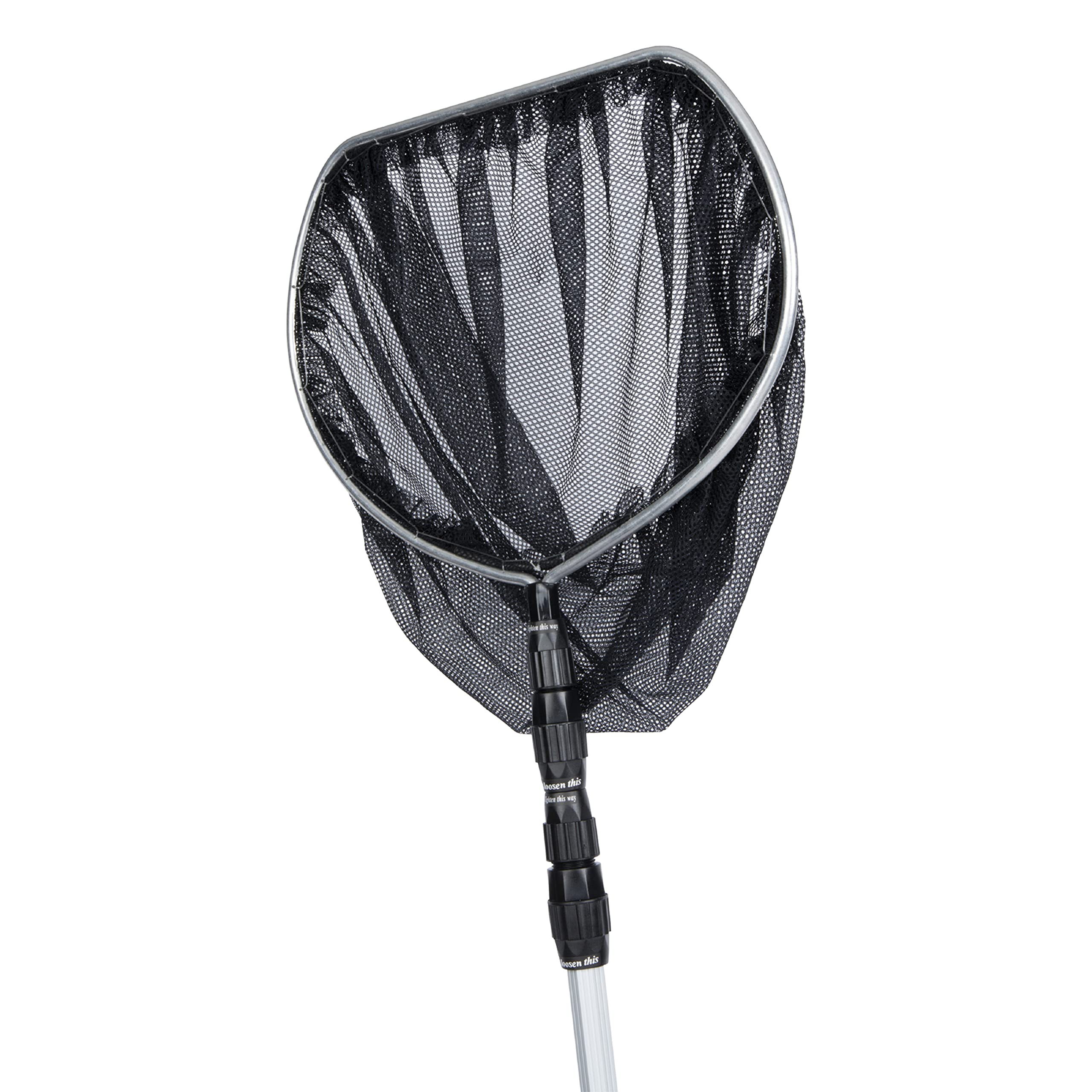 TetraPond Telescoping Pond Net, 14-Inch Diameter Ring,Black/Silver
