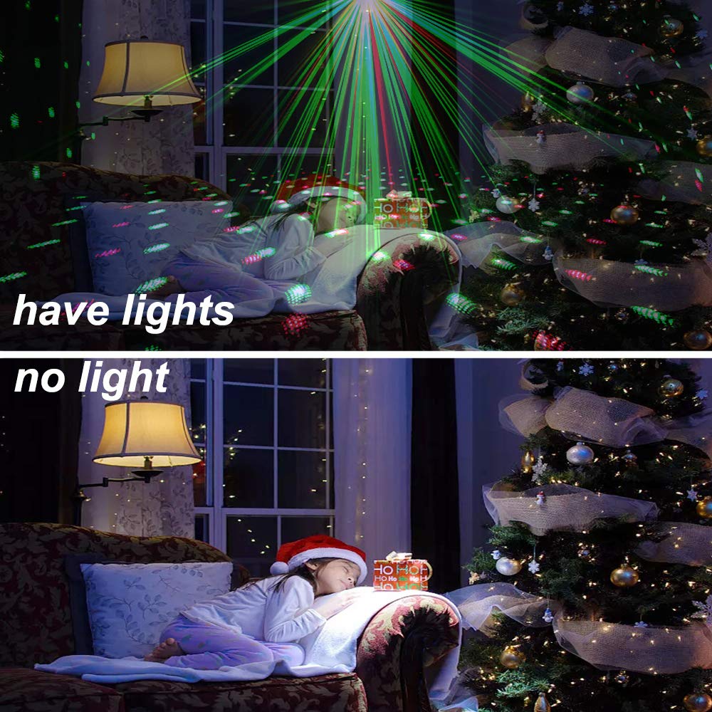 Party lights Strobe Stage Lights Disco DJ Lights Sound Activated with Remote Control Projection Effect for Karaoke KTV Club Parties Wedding Bar Festivals Stage Birthday Dancing Christmas