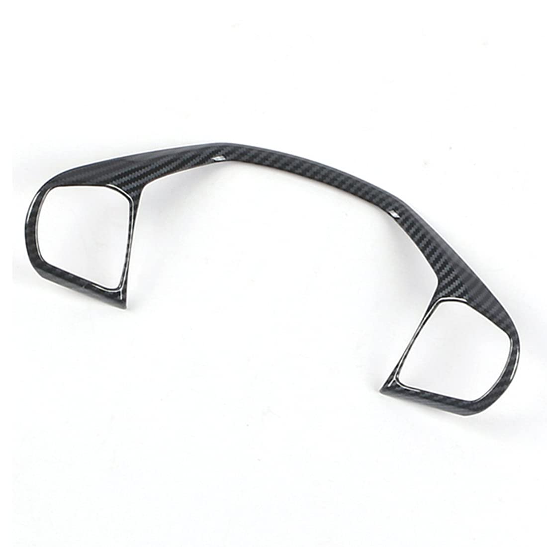 ruihe 2pc Carbon Fiber Folor Steering Wheel Cover Trim Fit for Ford Explorer 2020 2021 2022 2023 2024