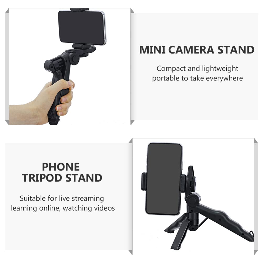 SOLUSTRE Camera Tripod Camera Tripod Action Camera Tripods Mini Desktop Tripods for Camera Mini Tripod Stands Holders for Mobile Cell Phone Camera Desk Travel Tripod Travel Tripod