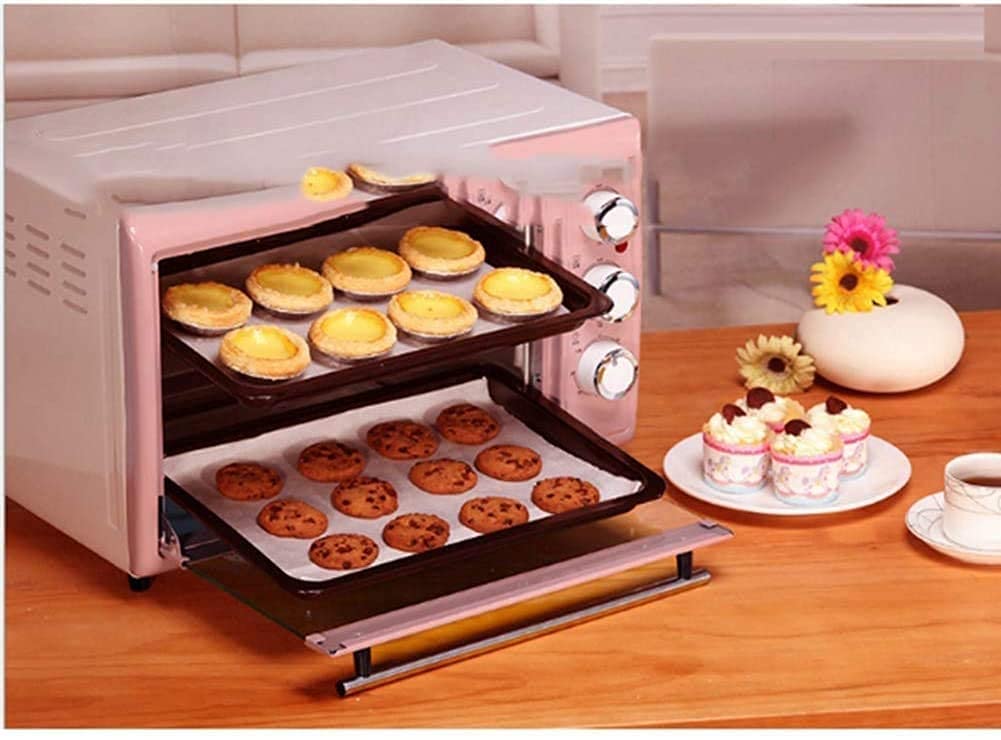 Mini Electric Oven Home Multifunctional Baking Oven Trifle Bread Hob Grill Home Small Baking Cake Pizza Oven 9L Mini Ovens (Pink) (Blue)