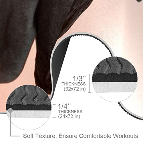Yoga Mat, Yoga Mats for Home Workout, Workout Mat, Exercise Mats, Pilates Mat, Stones Stacks Landscape pattern