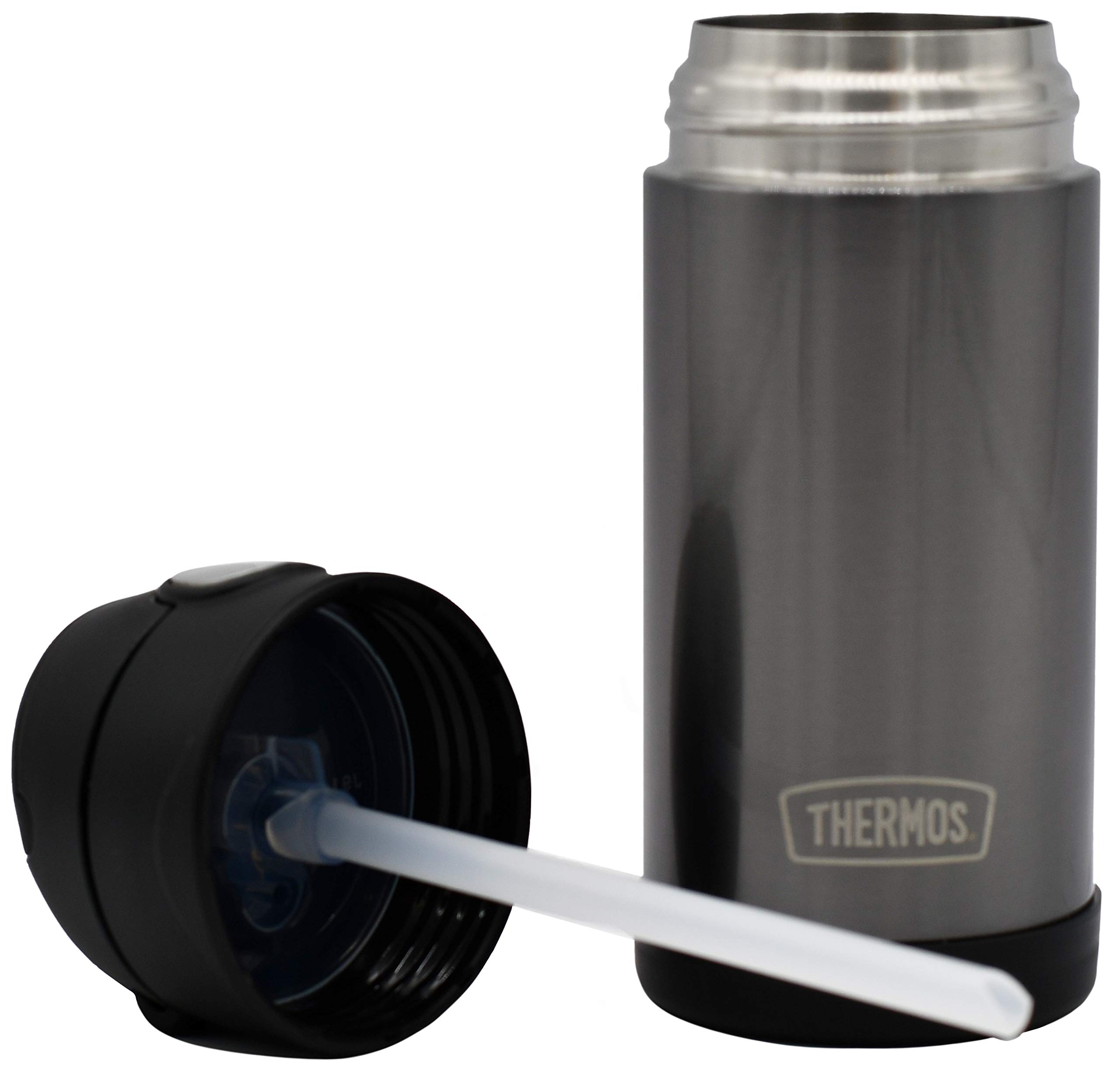 Thermos Funtainer 12 Ounce Bottle, Charcoal
