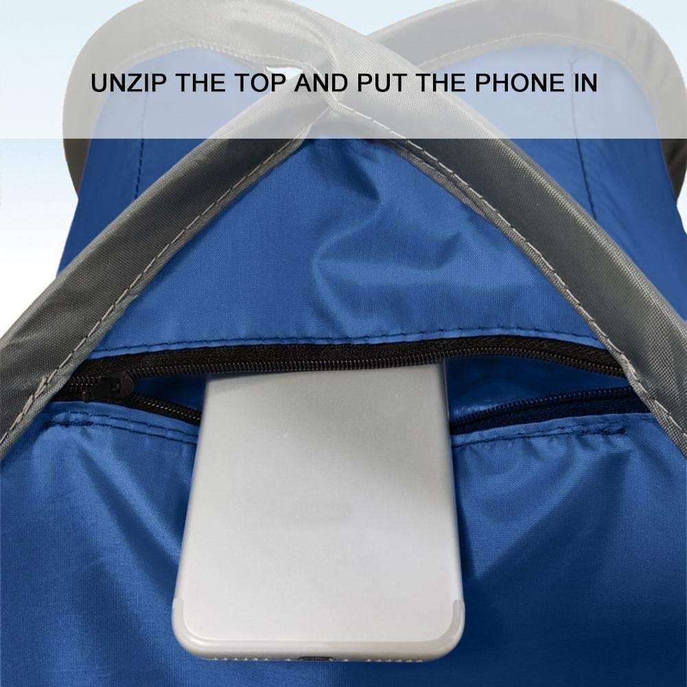 Ridecle Pop Up Beach Tent Sun Shelter Instant Automatic Portable Sport Umbrella Small Sun Beach Shader Beach Shelter Sun Protection for Face While Sunbathing