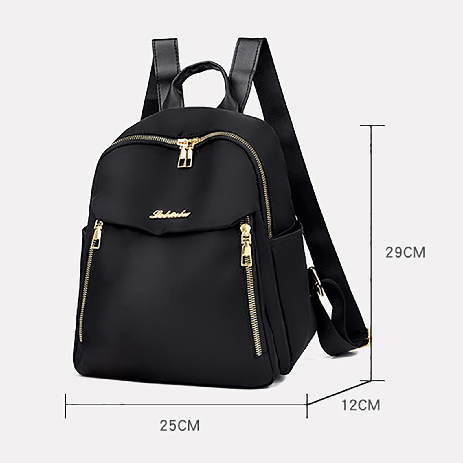 Women's Solid Color Simple Fashion Travel Waterproof Cloth Backpack Backpack Stove Fuel Canister