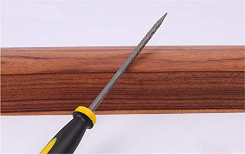 WYZBEN Mini File Set Microtech Needle Rasp Filling Tool Woodworking Files Hobby Hand DIY Folder Metal Filing Flat Wood Carving Tools - (Color: CD-140)