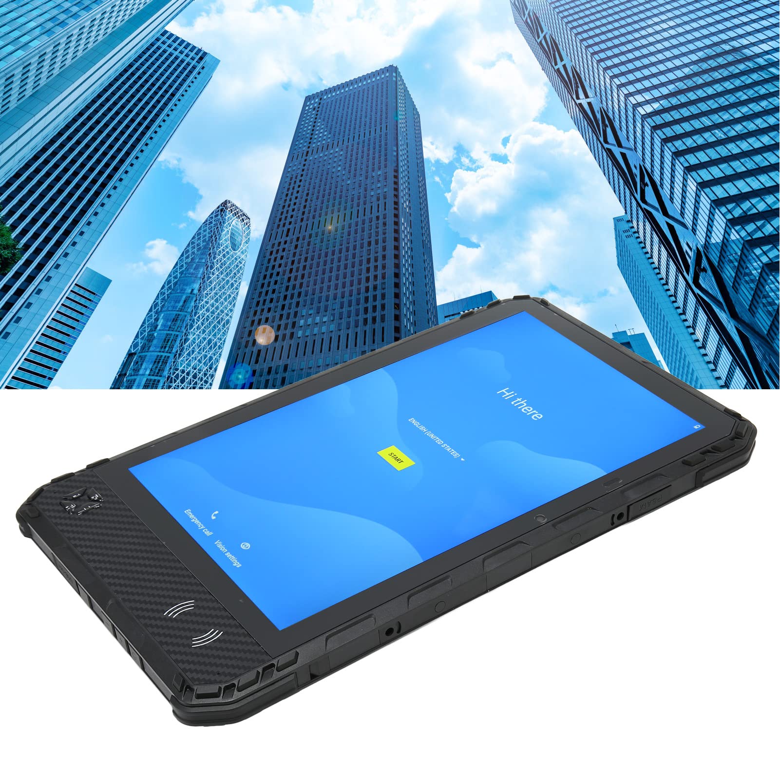 Outdoor Tablet, Tablet 4GB RAM 64GB ROM 10in for Tough Workplace (US Plug)