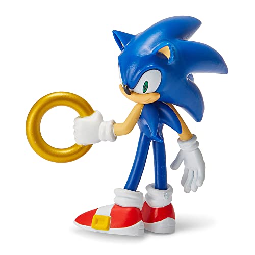 Sonic The Hedgehog Action Figure Toy – Sonic The Hedgehog Figure with Tails, Knuckles, Amy Rose, and Shadow Figure. 4 inch Action Figures - Sonic The Hedgehog Toys