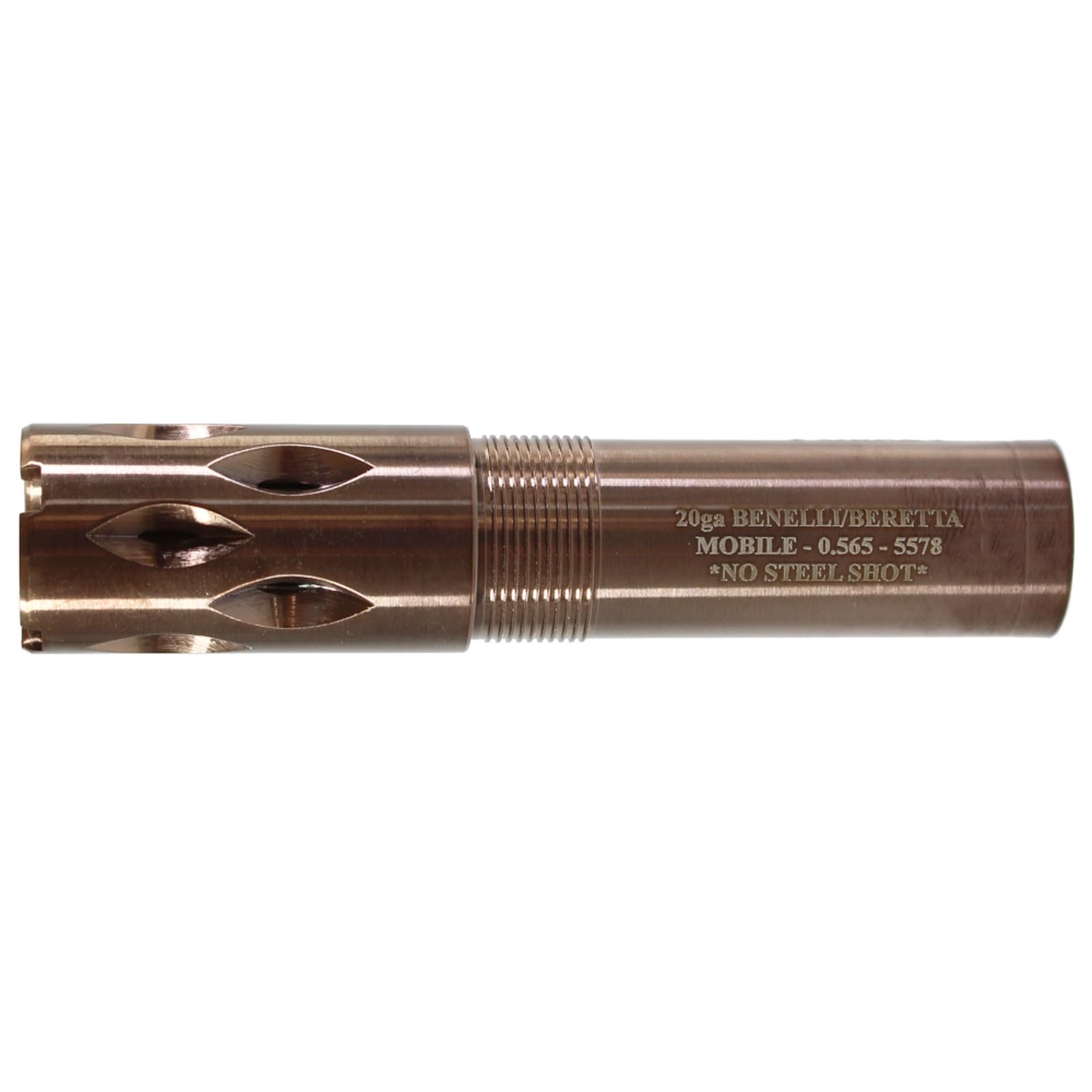 Patternmaster Code Black Turkey .565 20 Gauge Hunting Shotgun Accessory Durable 17-4 Stainless Steel Ported Choke Tube | Effective Range Up to 70 Yards | for Benelli/Beretta Mobile (5578)
