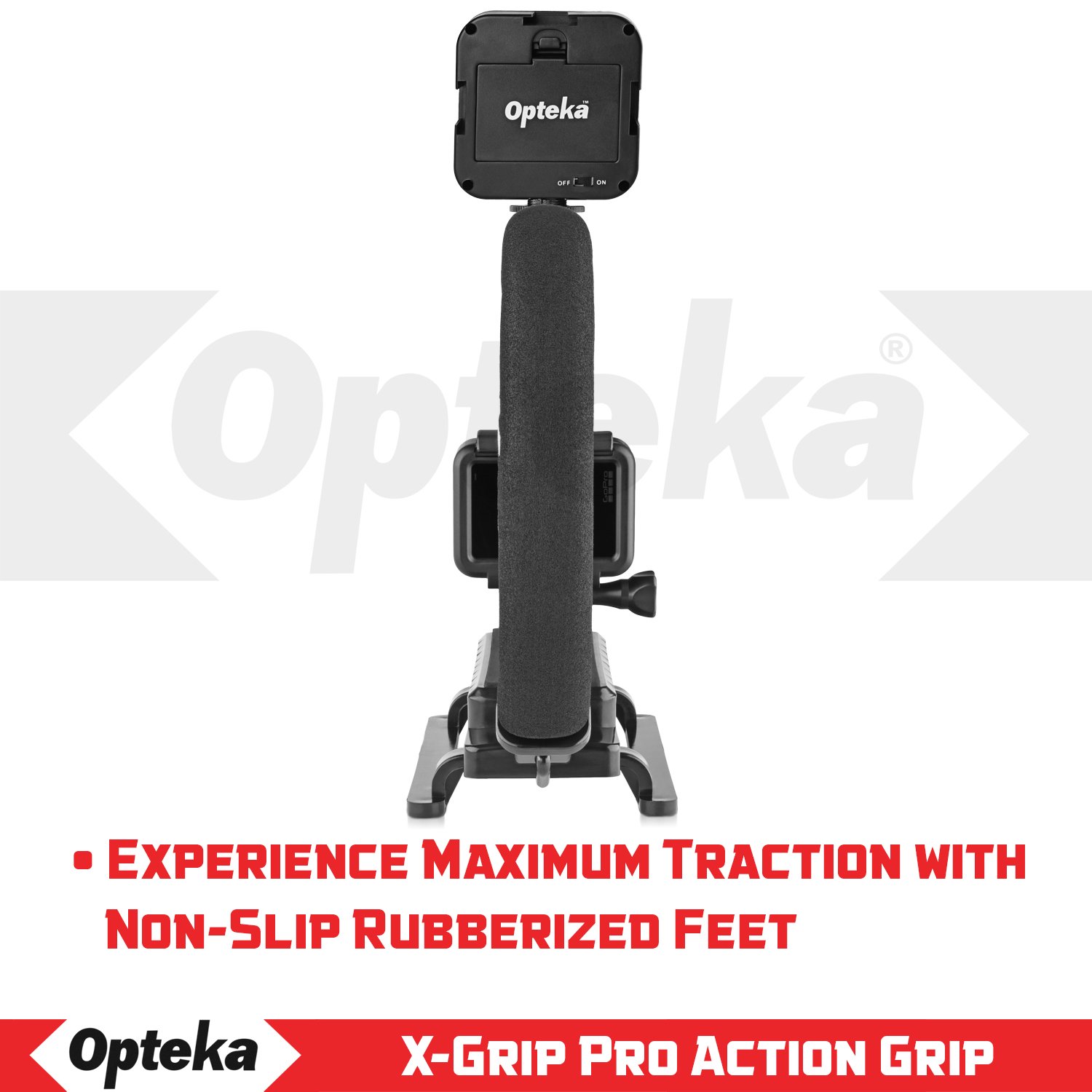 Opteka X-Grip VL-MOD Professional Stabilizing Handle for GoPro Action Cameras (Black)