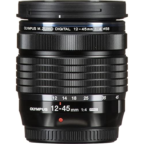 Olympus M.Zuiko Digital ED 12-45mm f/4.0 PRO Lens, Black