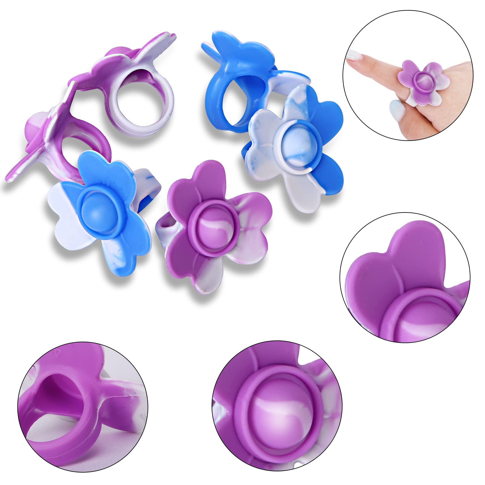 Pop Random Bracelet,Pop Bubble Fidget Sensory Toys, Pop Toy Bulk for Party Favor, Classroom Student Prizes Easter Basket Goodie Bag Stuffers Christmas Valentine Gift for Kid