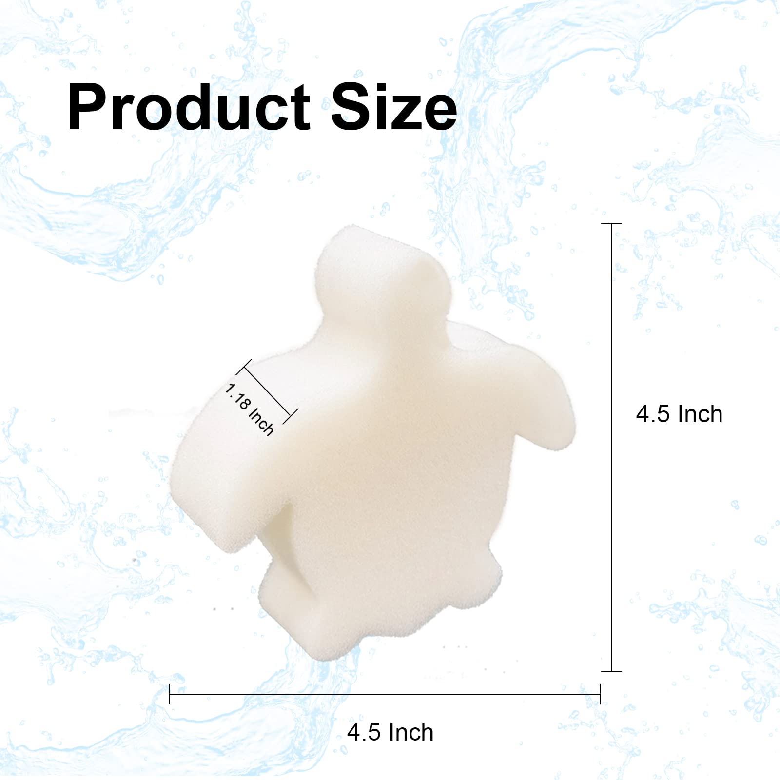 Ukulork 18/24 Pack Pool Oil Absorbing Scum Sponge, Hot Tub Scum Absorber, Hot Tub Accessories for Swimming Pool and Spa