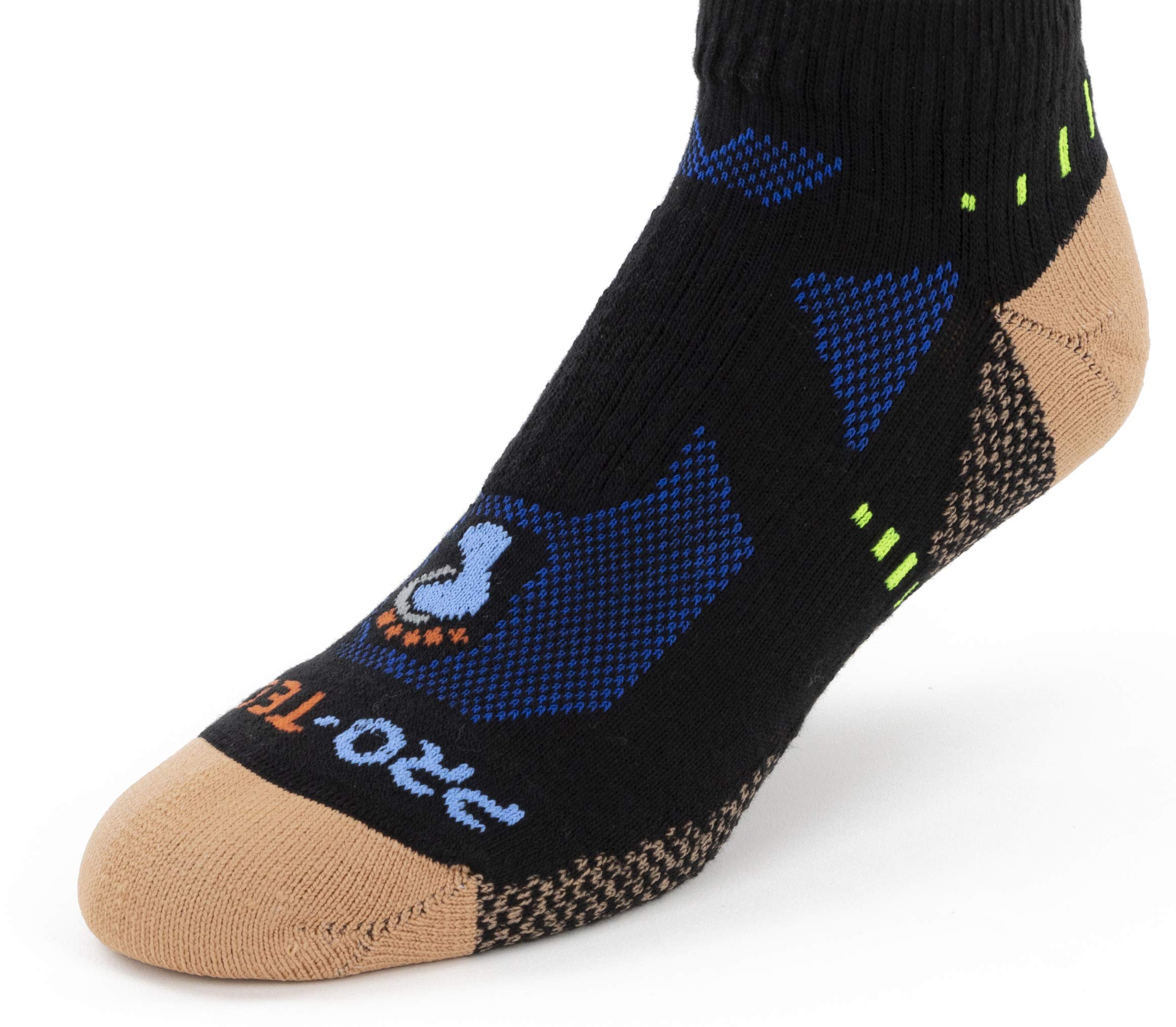 Pro-Tect Copper Athletic Extreme Fitness Socks Made in the USA (2-Pair)
