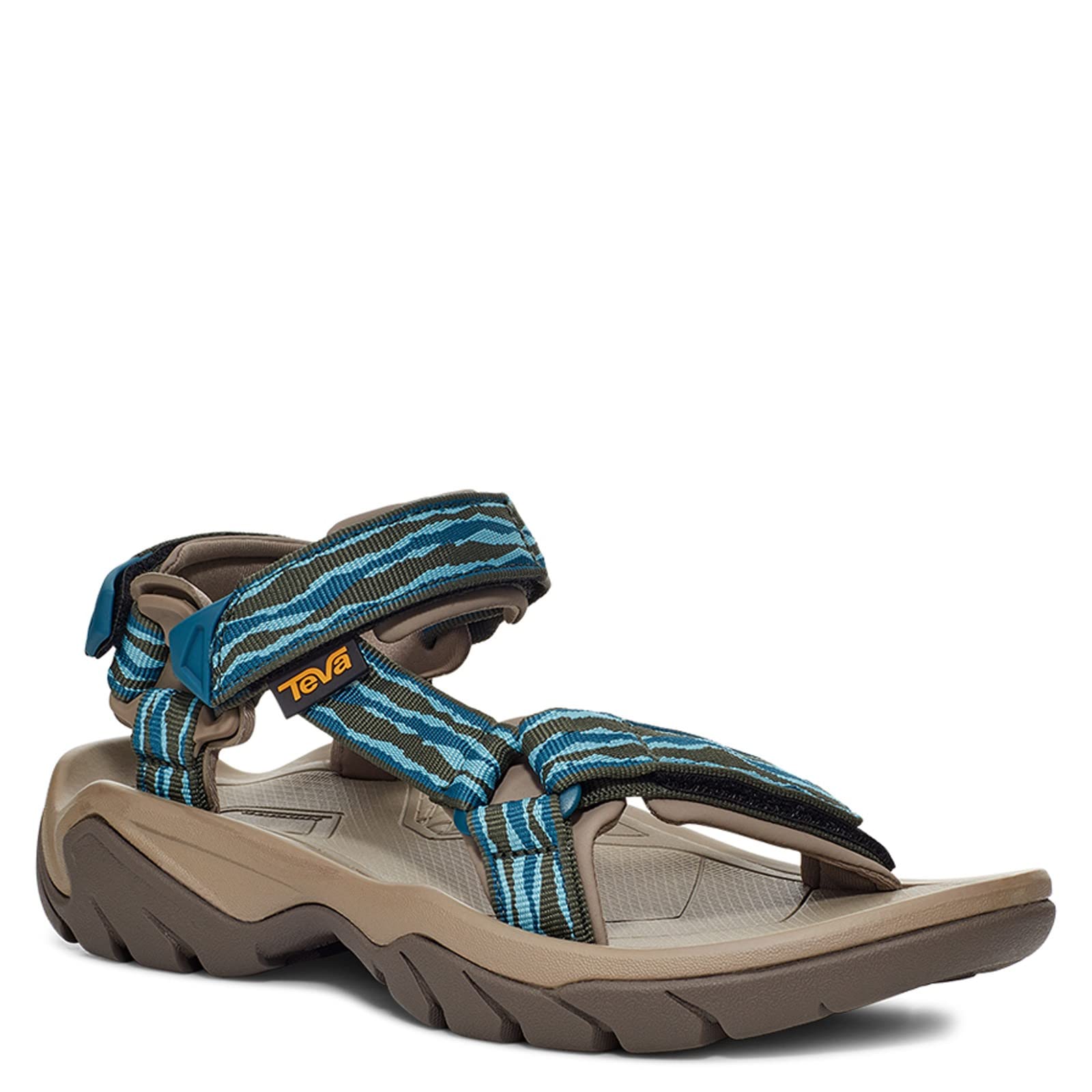 Teva Women's Terra Fi 5 Universal Sandal, Foggy Mountain Blue/Green, 7