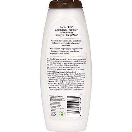 Palmer's Coconut Oil Body Wash With Monoi, 13.5 Fl Oz, 6 Count