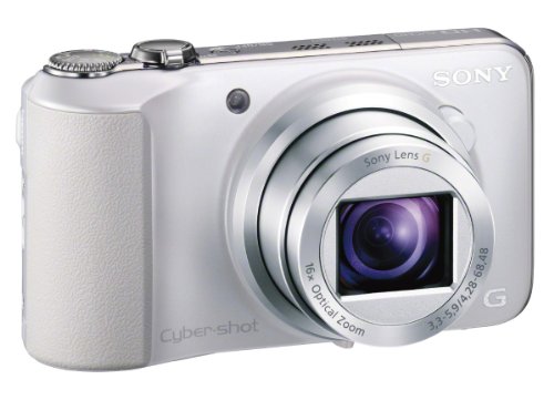 Sony Cyber-shot DSC-HX10V 18.2 MP Exmor R CMOS Digital Camera with 16x Optical Zoom and 3.0-inch LCD (White) (2012 Model)