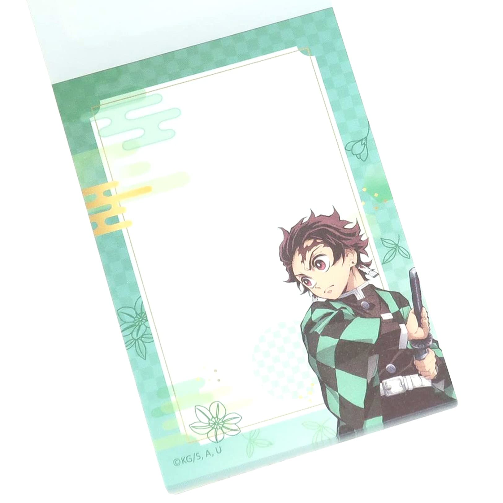 SUN-STAR Small Memo Pad Note Pad Writing Pad 2 designs x 50 sheets (3.3in x 2.4in) C2830647 A